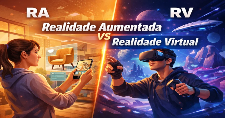 Realidade Aumentada vs. Realidade Virtual: Entenda as Diferenças ...
